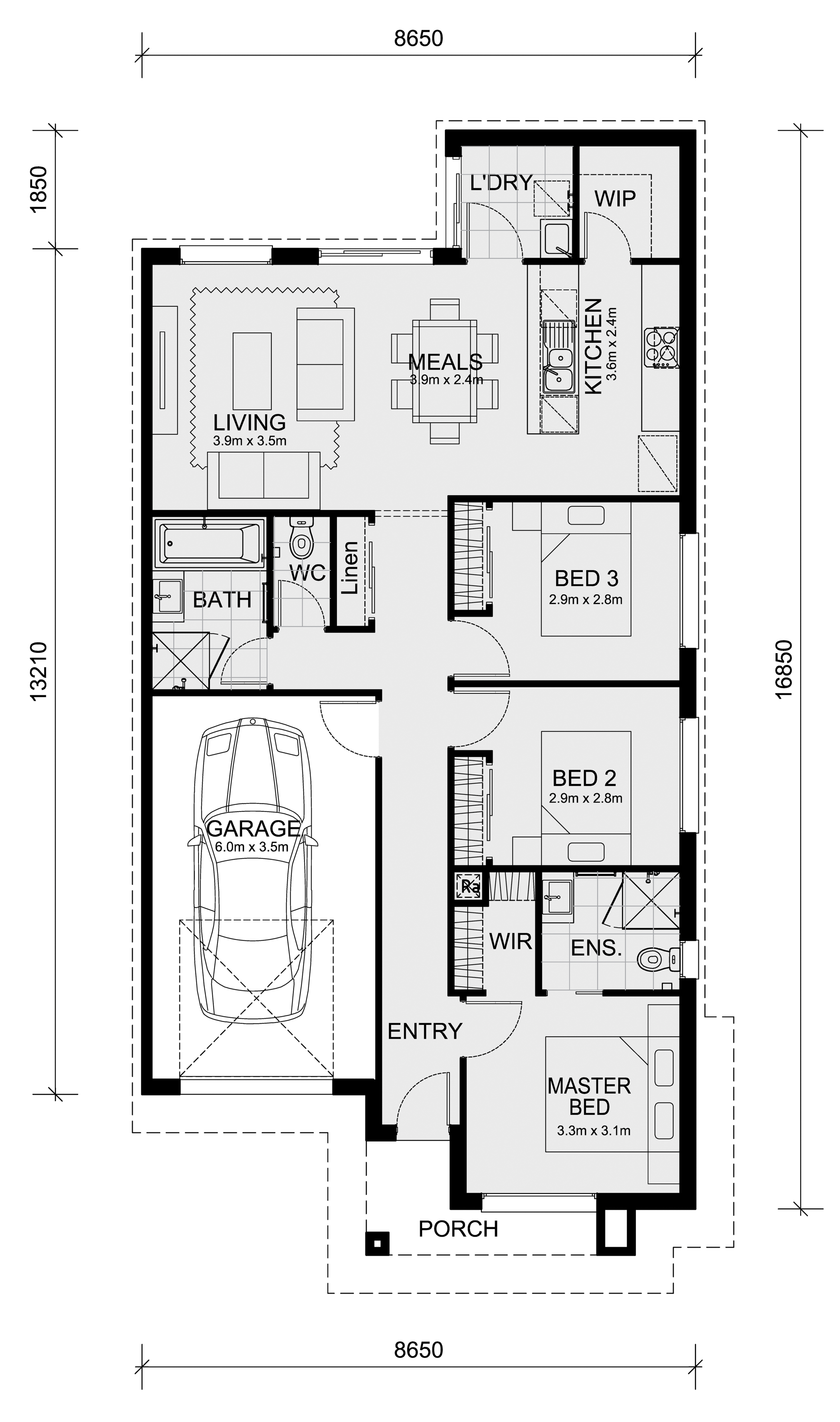 Beautiful Home Designs - Baynton 143 | Mimosa Homes